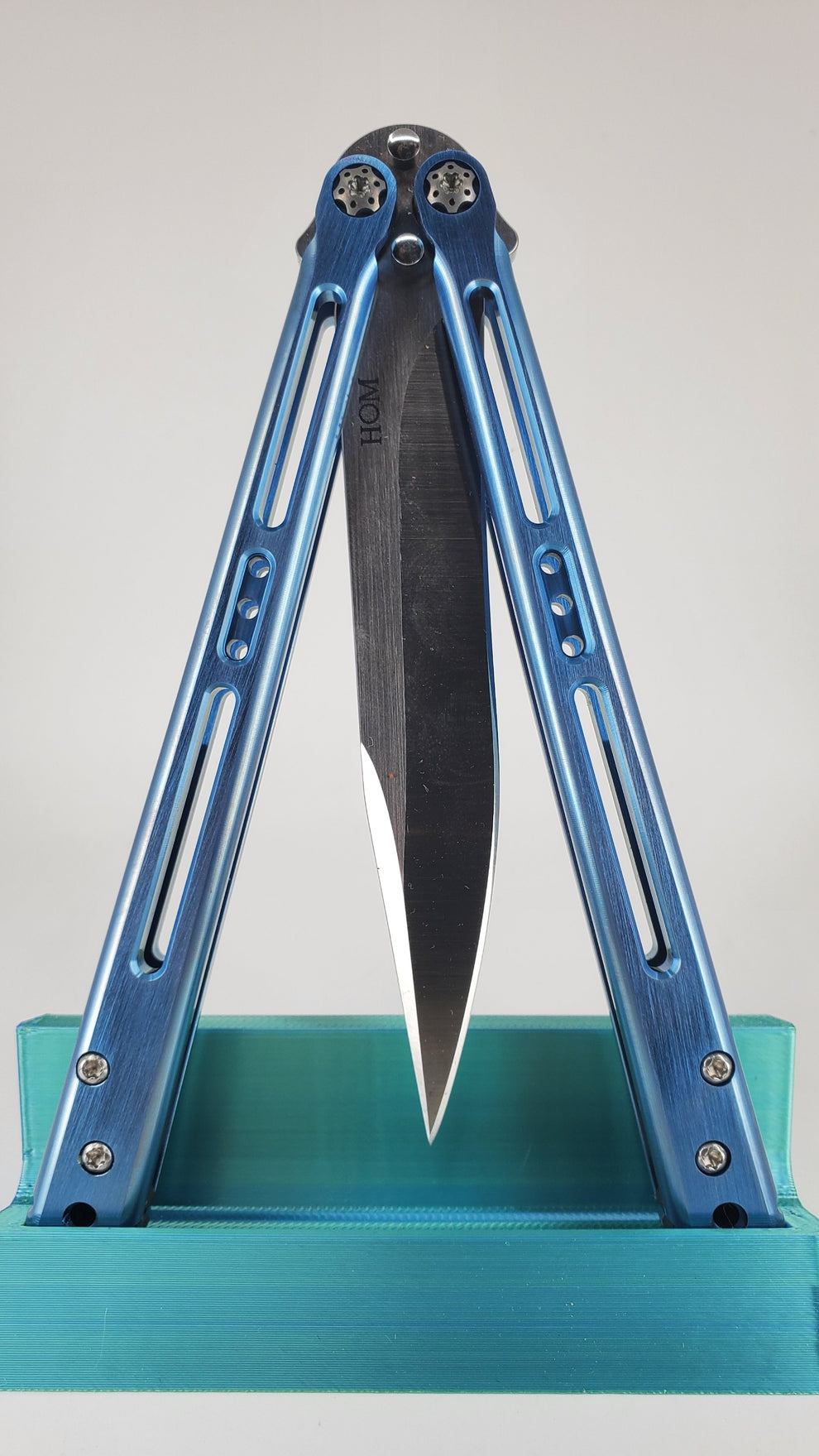 Hom Design Tempest Midtech Titanium Balisong – Penchetta