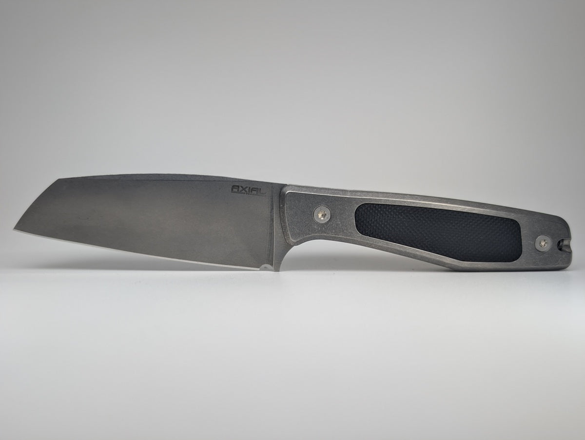 Axial Alpine V2 Titanium w/ G-10 Scale Magnacut Fixed Blade Knife ...