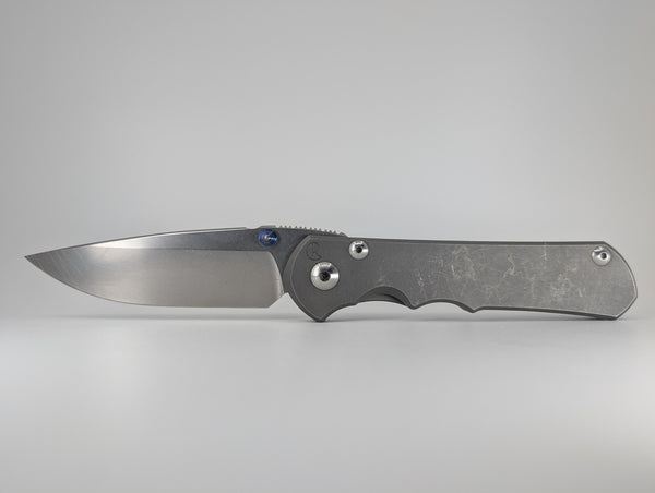 *Consignment* Chris Reeve Knives Inkosi Plain Drop Point Framelock Fol ...