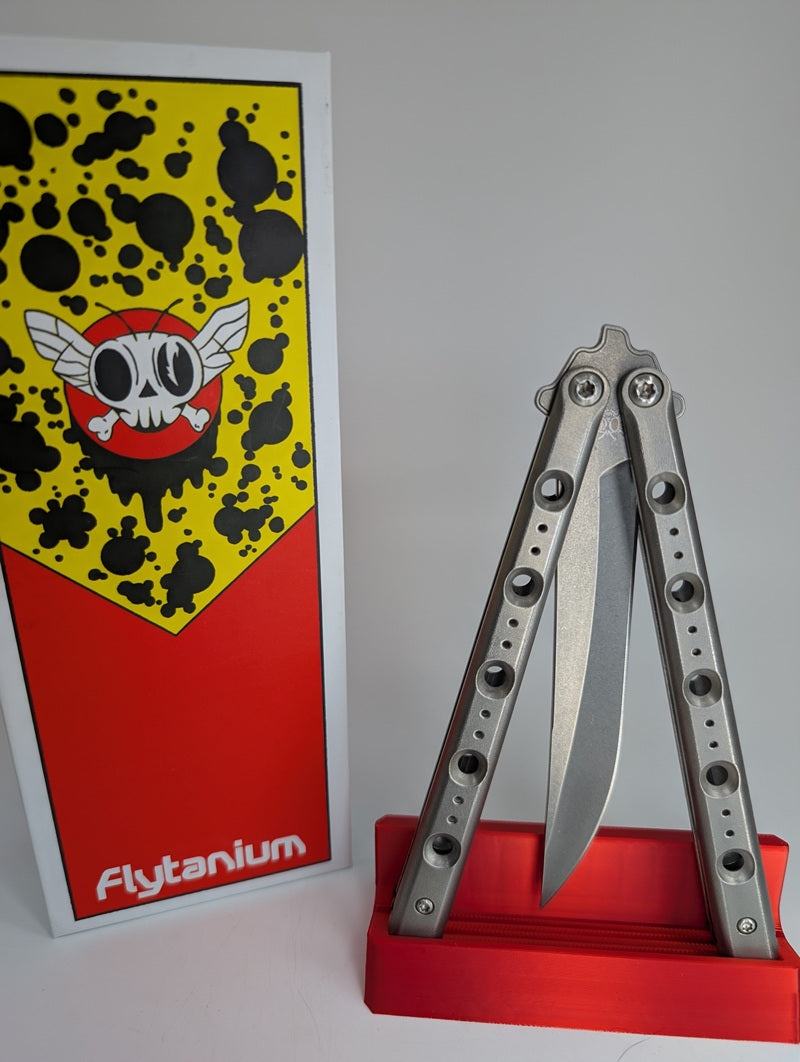 *Consignment* Flytanium Fly One Titanium Live Blade Balisong #58 ...