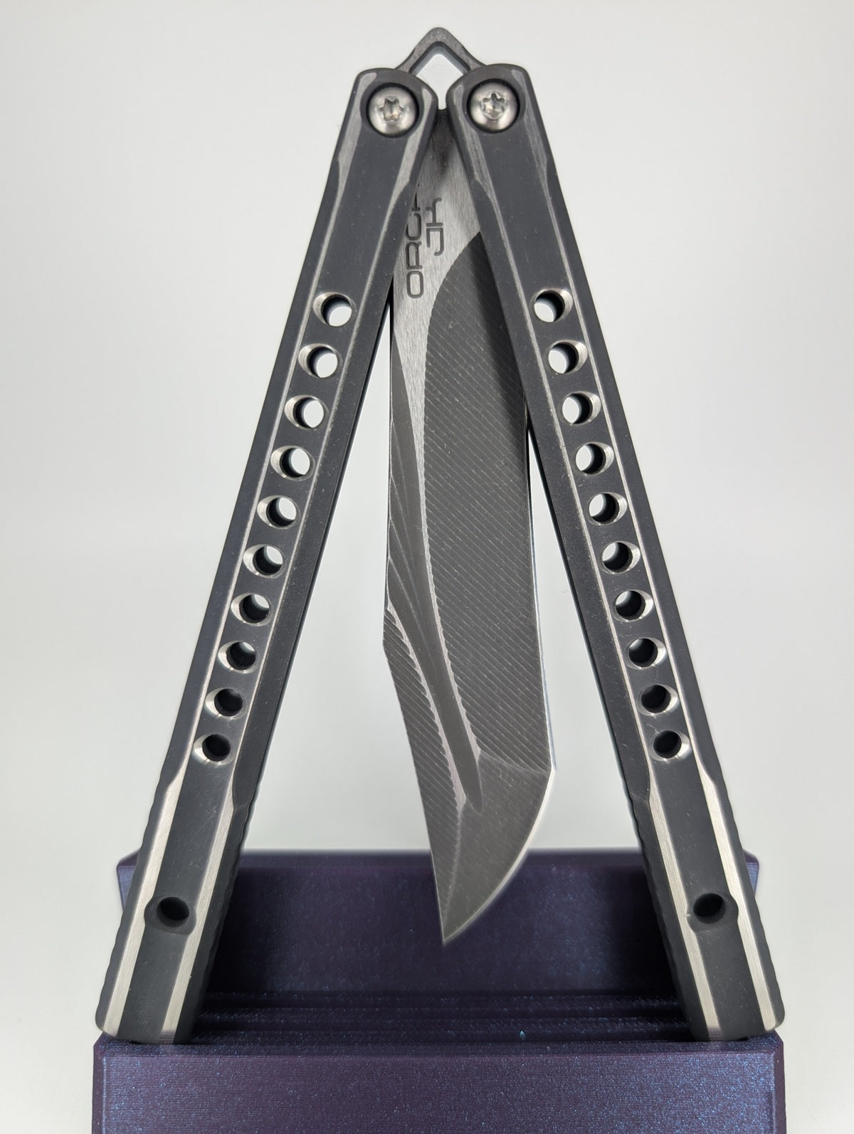 *Consignment* JK Designs Orca Custom Live Blade Balisong #471 – Penchetta