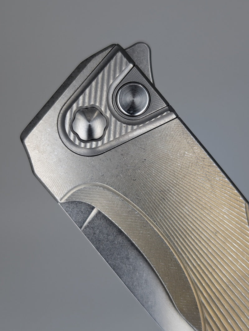 MachineWise Sonora Sun Ray Raw Fade 1685 (S90V | Ti Bolster) Buttonloc ...