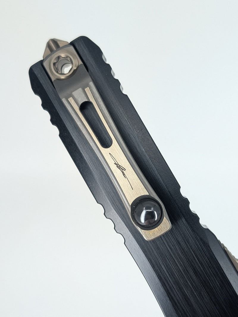 Microtech Signature Select Ultratech ZBP Coppermai Damascus Hellhound ...