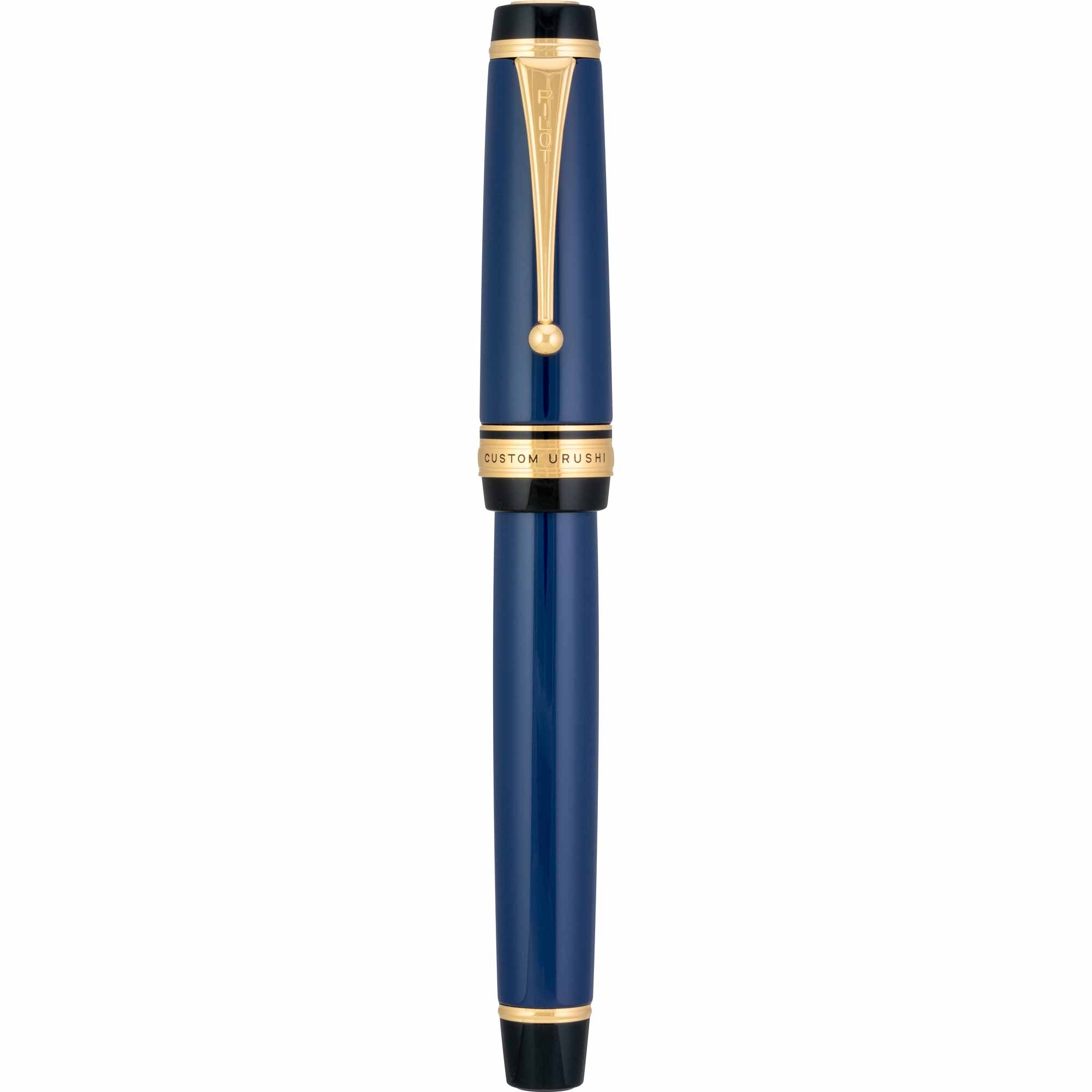 Pilot Custom Urushi Blue Fountain Pen 18k Gold FM (Fine Medium) Nib ...
