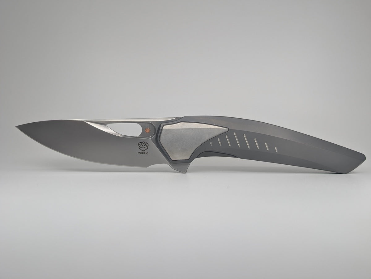 Poikilo x Vulpex Knives "Shark" S1 Framelock Folding Knife – Penchetta