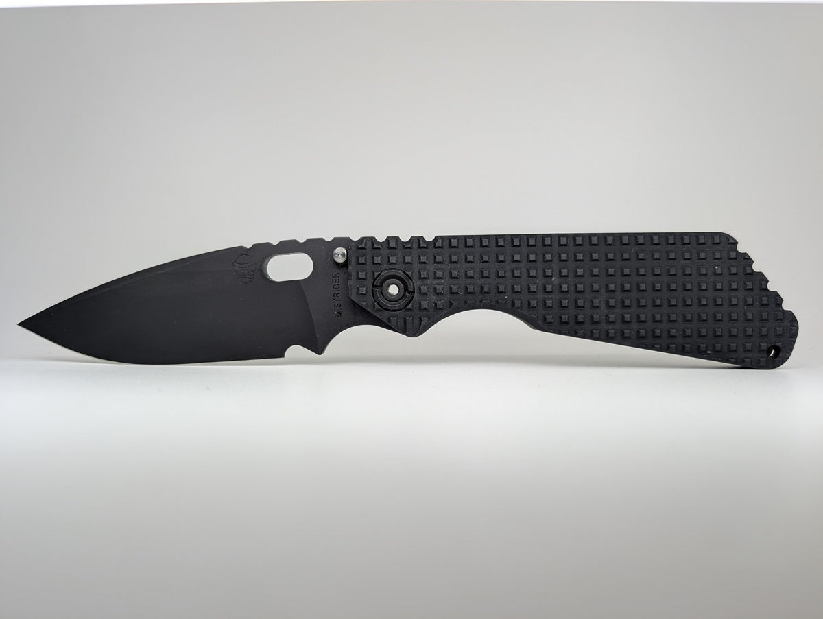 *Consignment* Strider Knives SMF Monkey Edge Aluminum Framelock Foldin ...