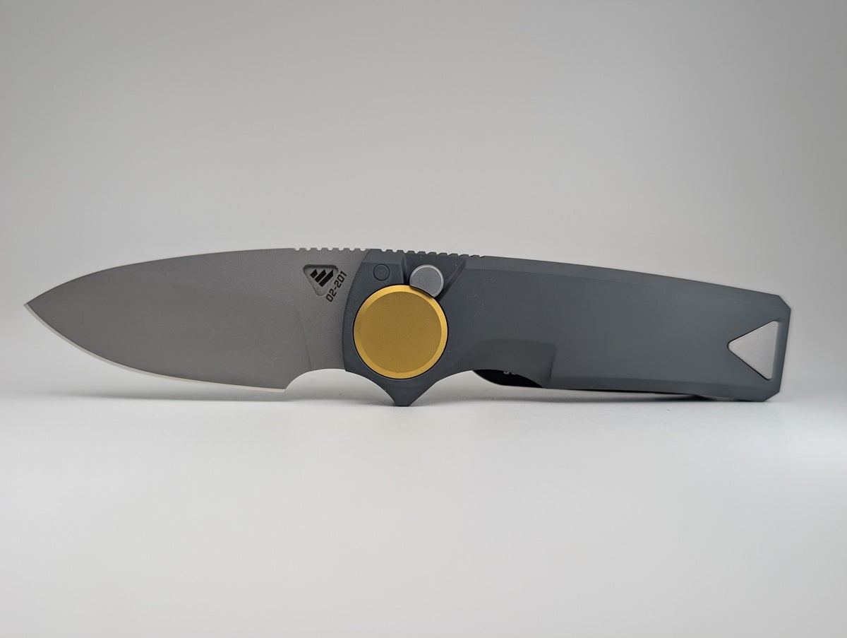 *Consignment* Work Sharp Gray Compact RMX Drop Point M390 Folding Knif ...